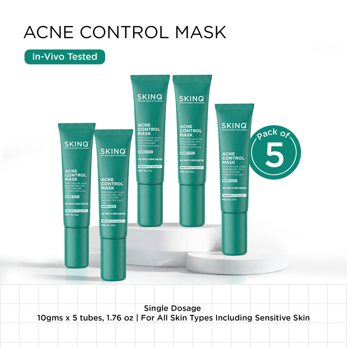 Face Mask for Acne Prone Skin | Acne Mask - SkinQ